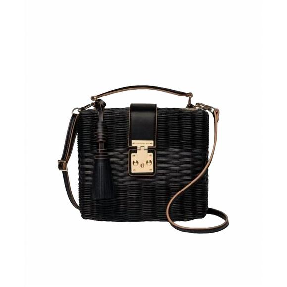Spartina 449 | Bags | New Spartina 449 Rattan Box Bag In Black | Poshmark